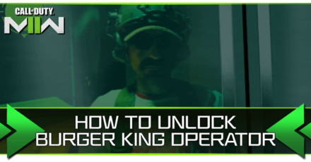 Call of Duty Burger King Operator Skin and How to Redeem Code
