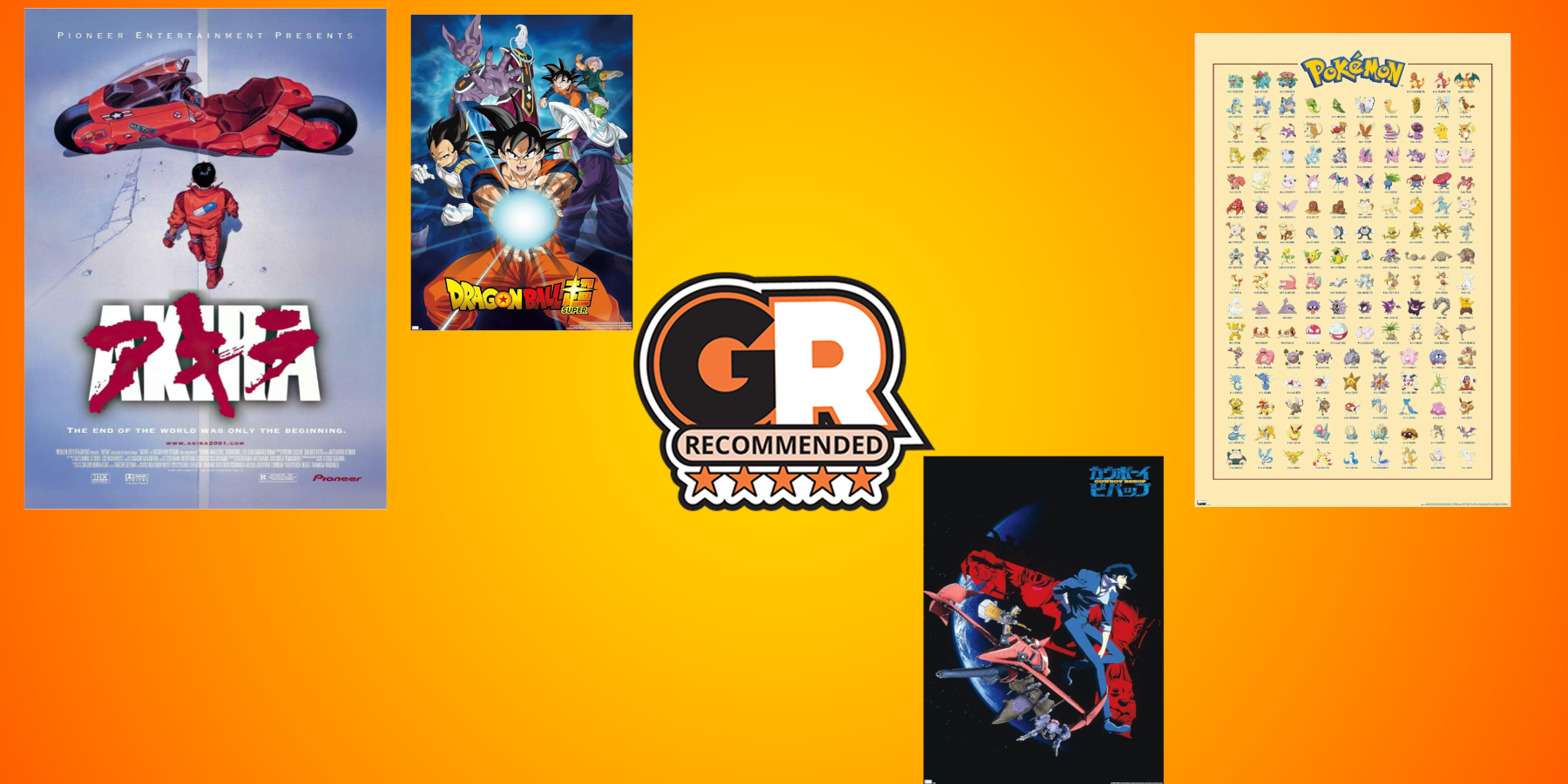 A4 Anime Posters Top 250 Anime & Manga Posters Art Print Set – A4 Size ...