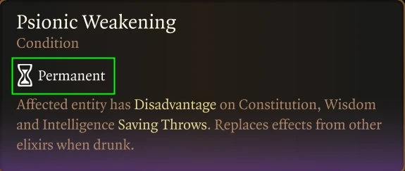 Baldur's Gate 3 Permanent Tadpole Elixir